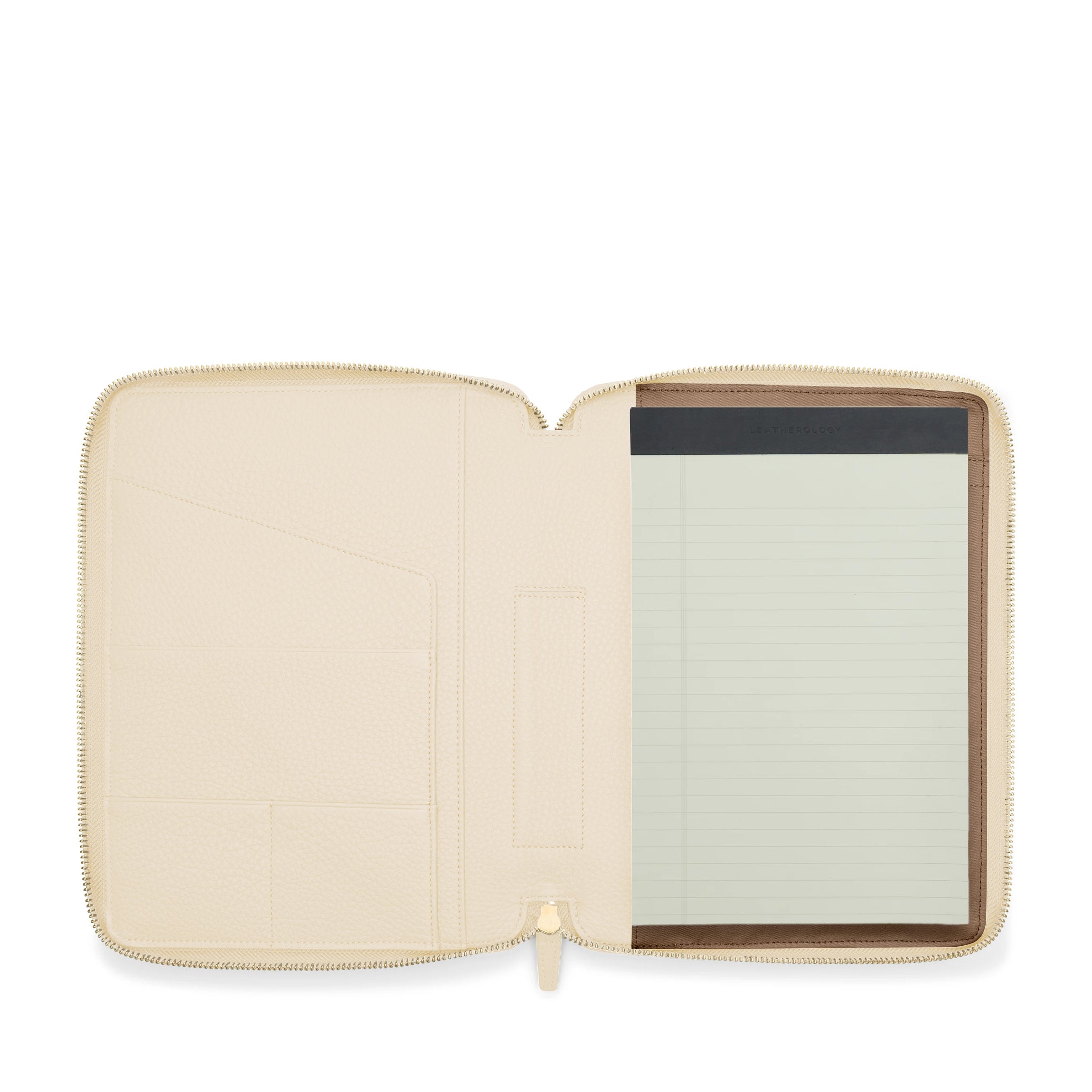 B5 Zippered Padfolio | Full grain leather, professional organizer ...