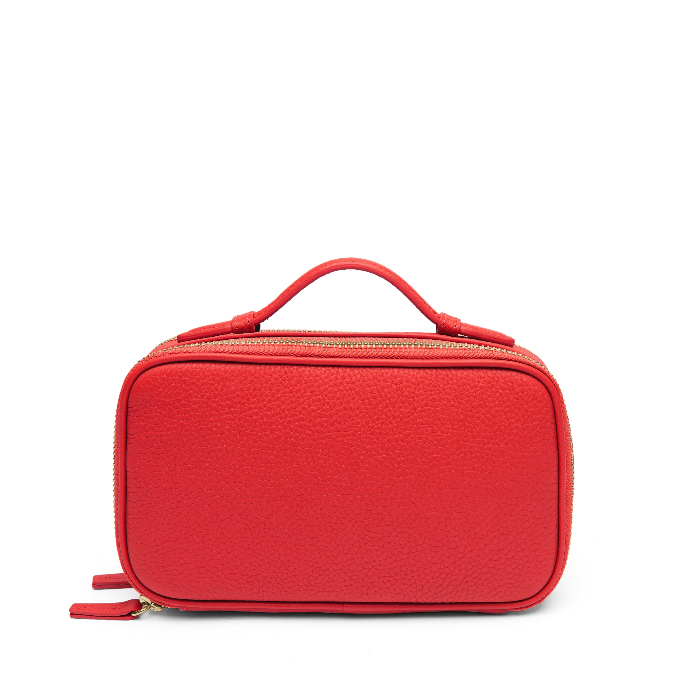 Daily Small Travel Case | Full Grain Leather Buoy Red – Leatherology
