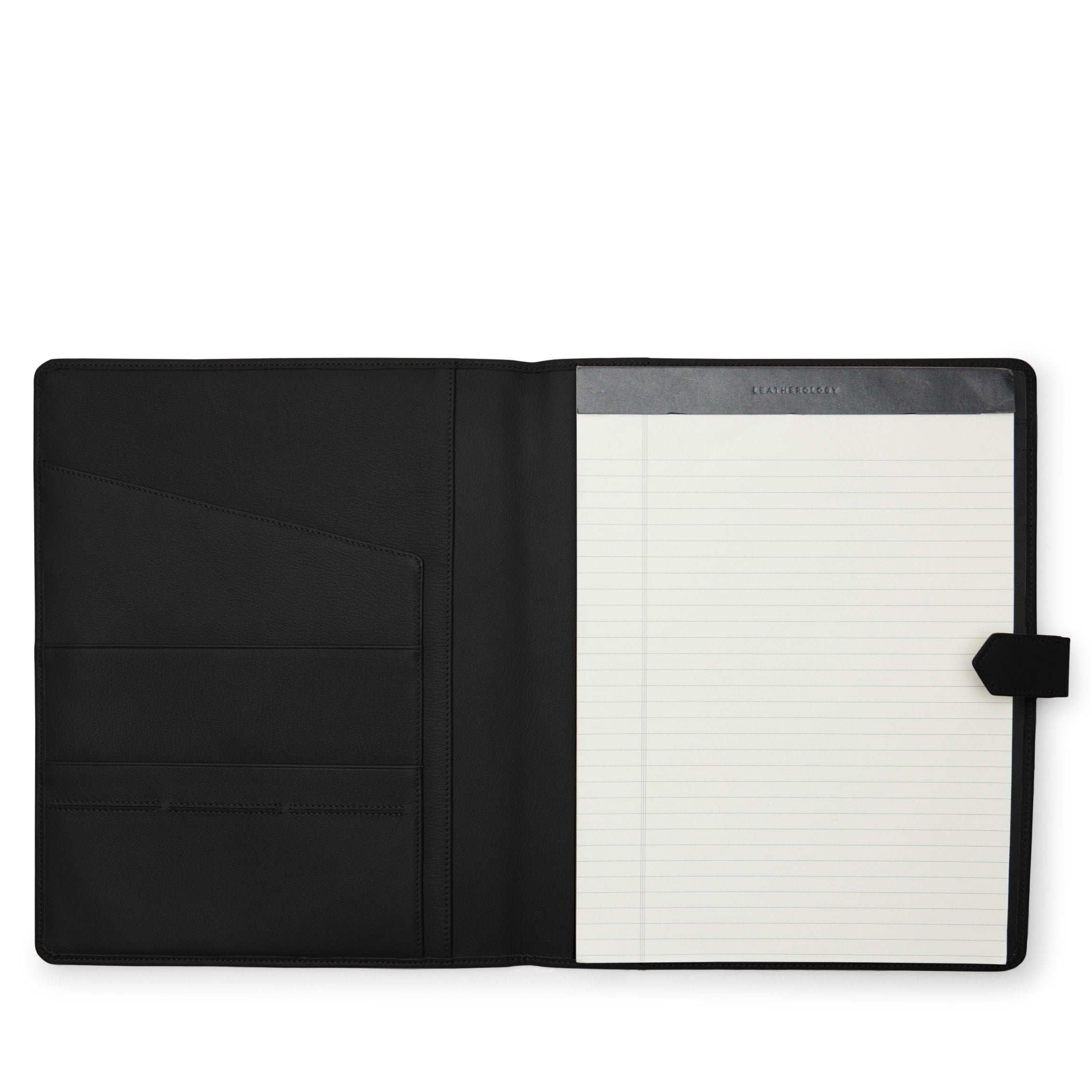 Letter Snap Padfolio | Full grain leather, professional workspace tool ...