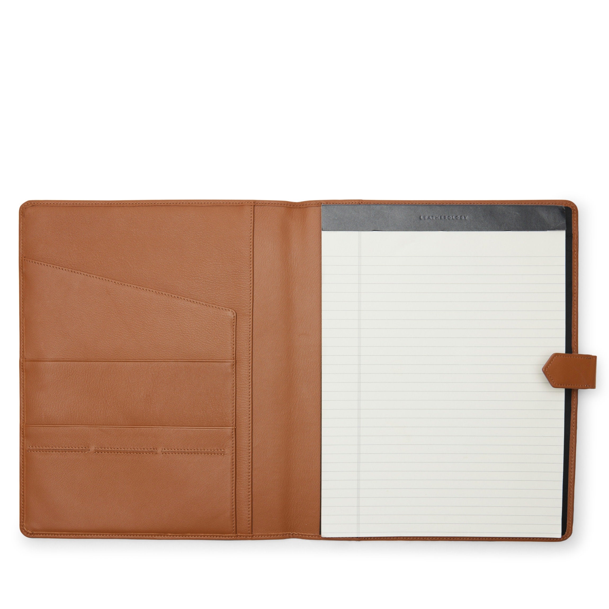 Letter Snap Padfolio | Full grain leather, professional workspace tool ...