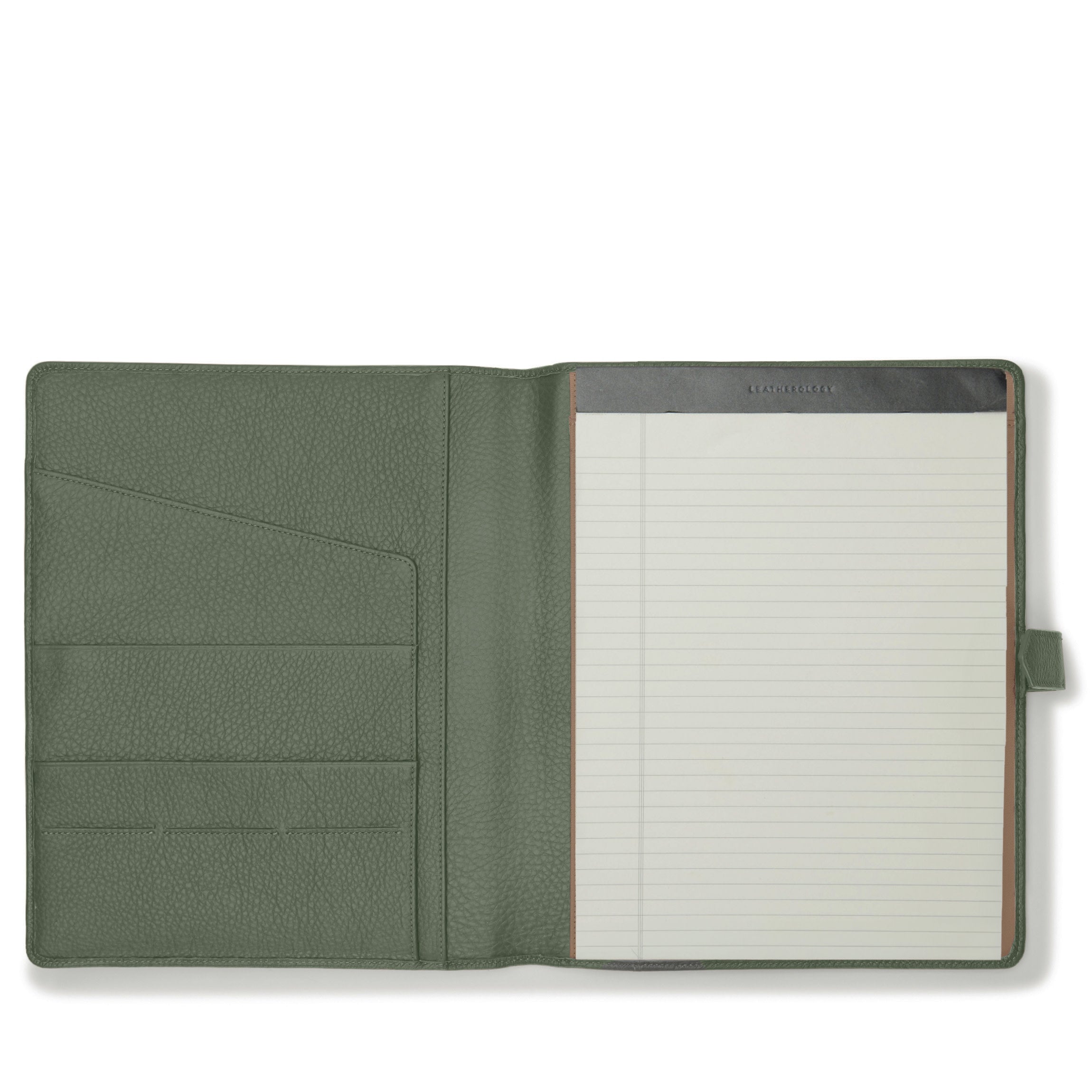 Letter Snap Padfolio | Full grain leather, professional workspace tool ...