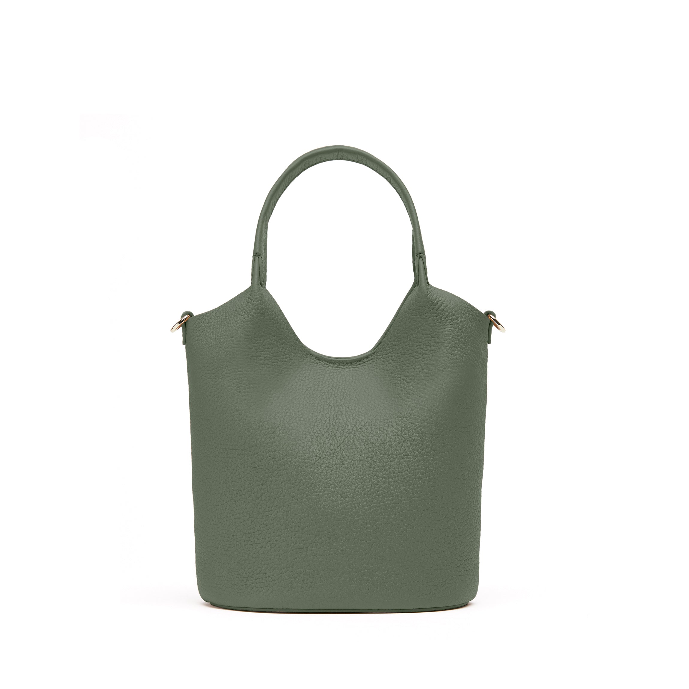 Mia Small Bucket Tote | Full Grain Leather Moss – Leatherology
