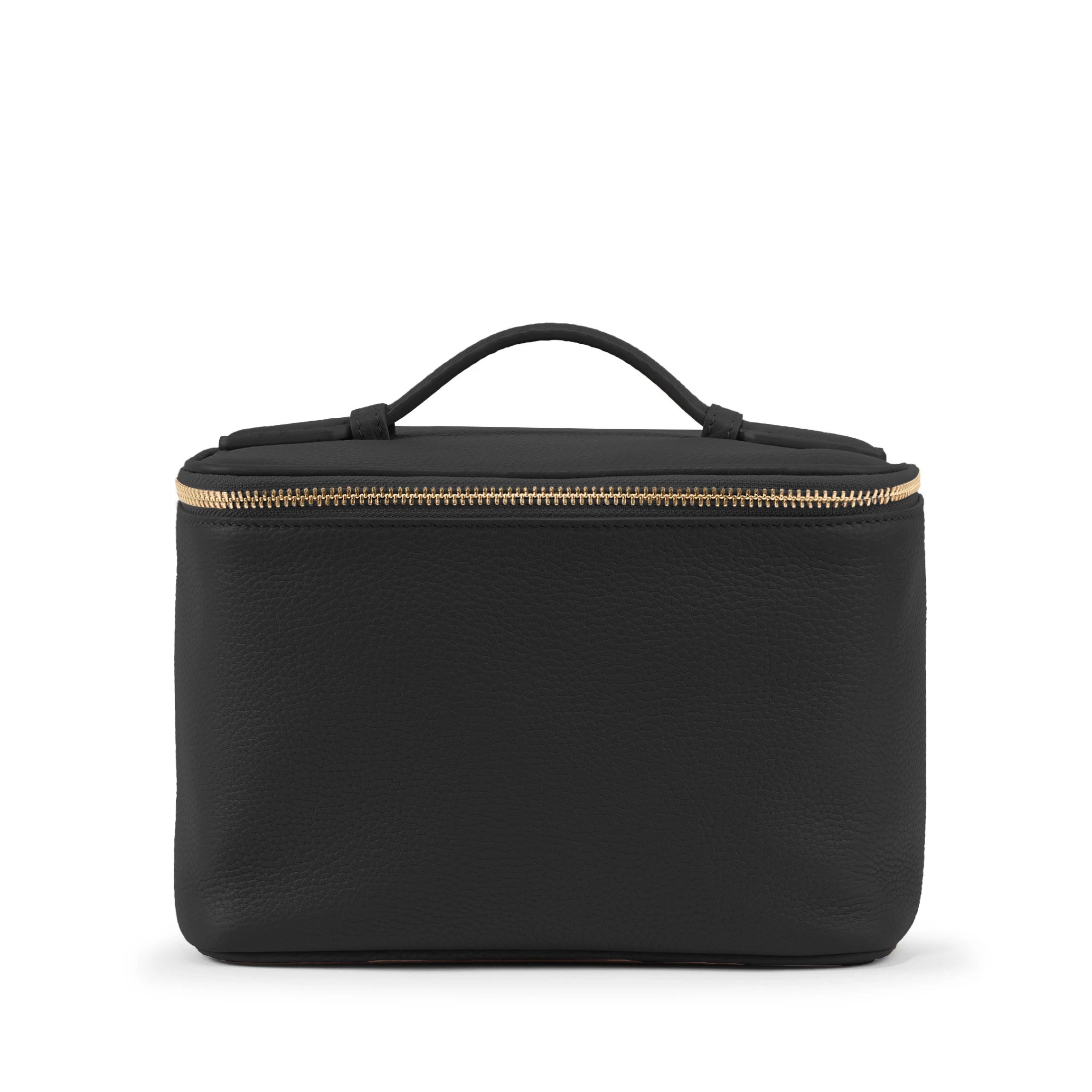 Small Train Case | Full grain leather, compact beauty organizer ...