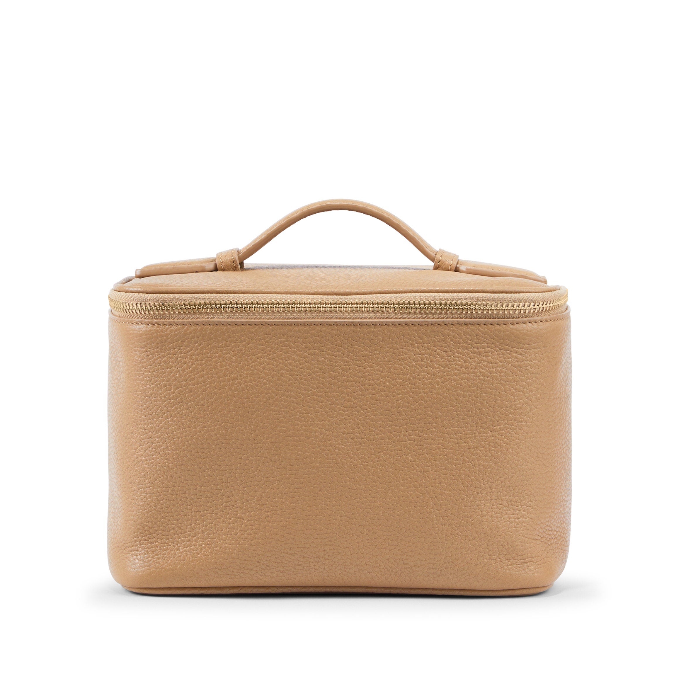 Small Train Case | Full grain leather, compact beauty organizer ...