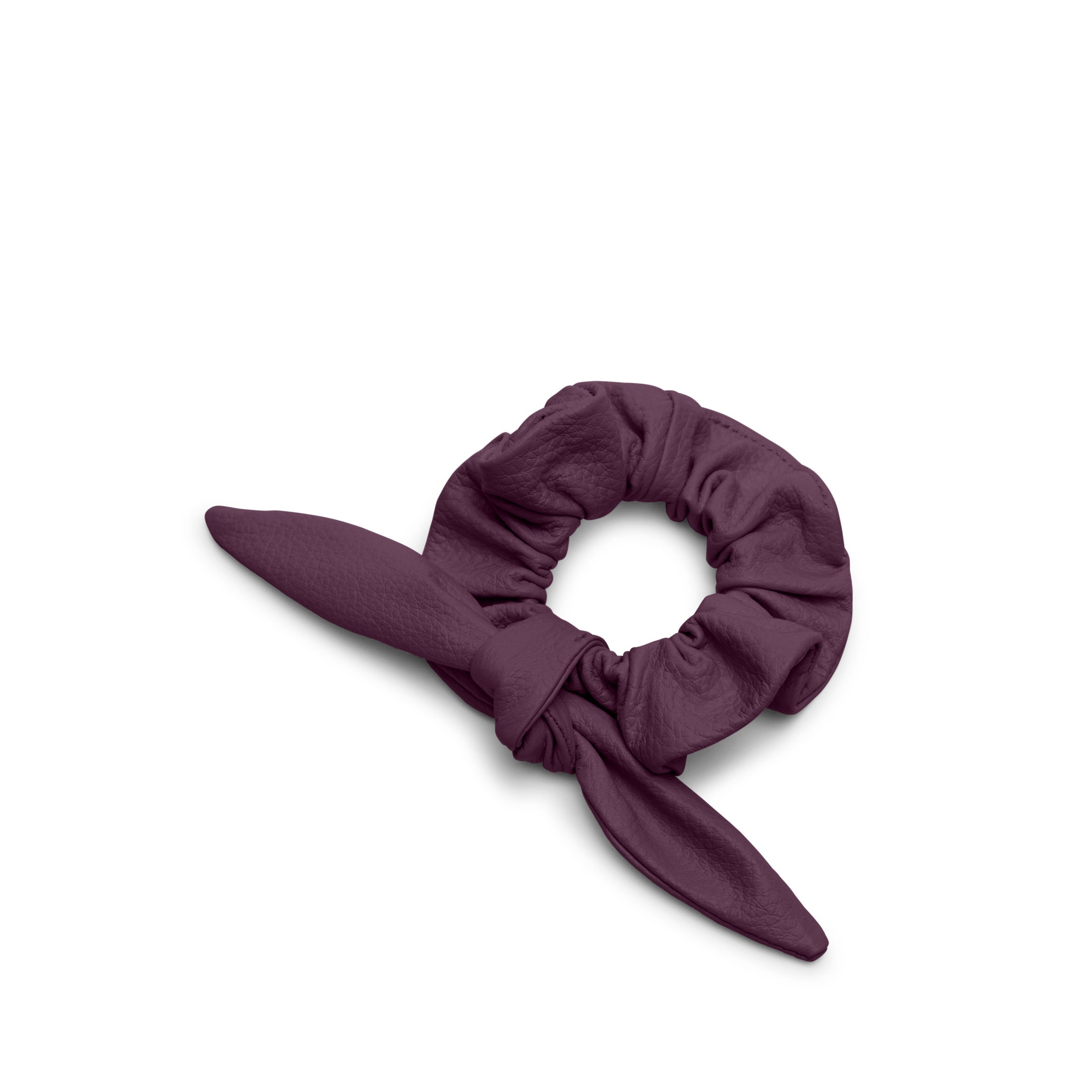 Tie Scrunchie | Full grain leather, stylish hair accessory ...