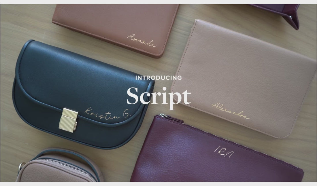 Leather Personalization: Monogram Debossing | Leatherology